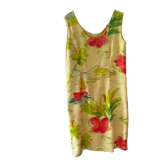 Jams World | Dresses | Vintage Jams World Lagoon Yellow Tropical ...